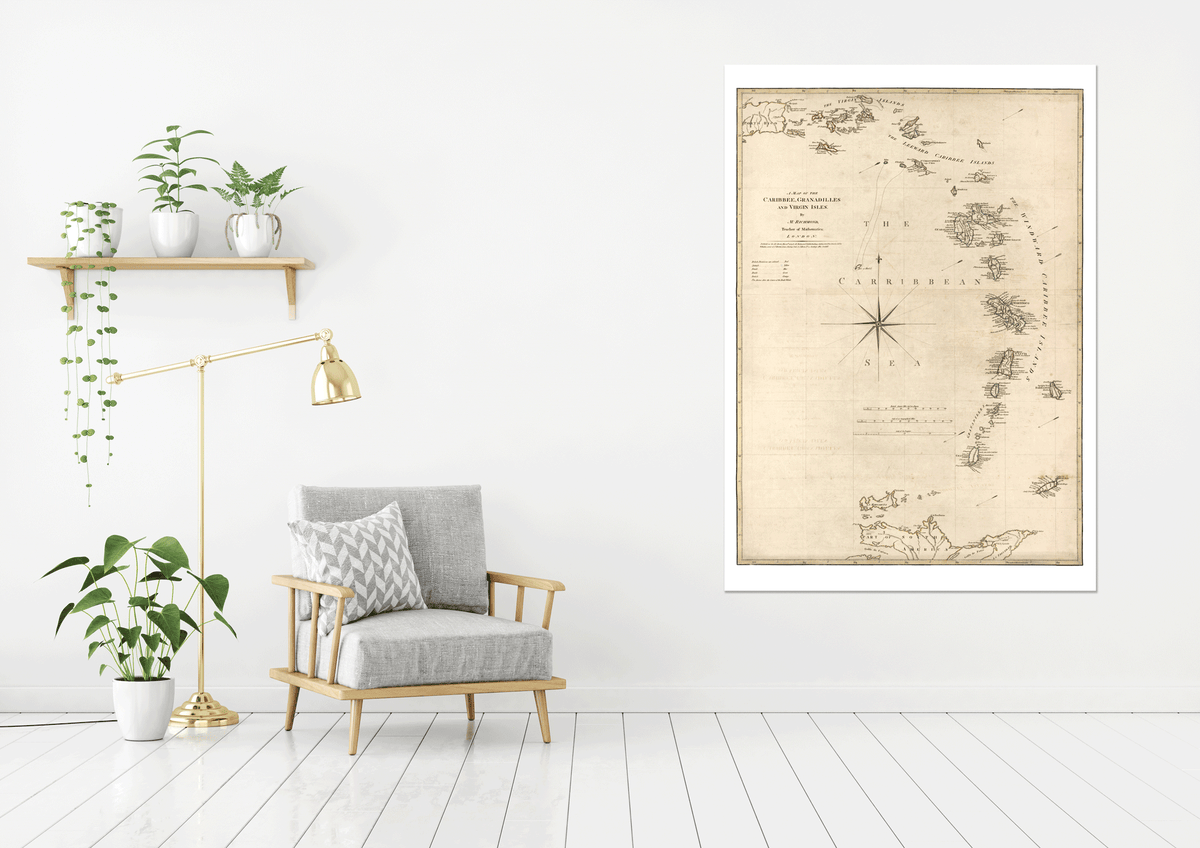 New gorgeous map of the Caribbean! – Mythical Matters